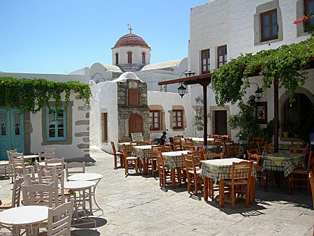 Patmos och Lipsi.Apokalypsegrotten. Skala. Chora.